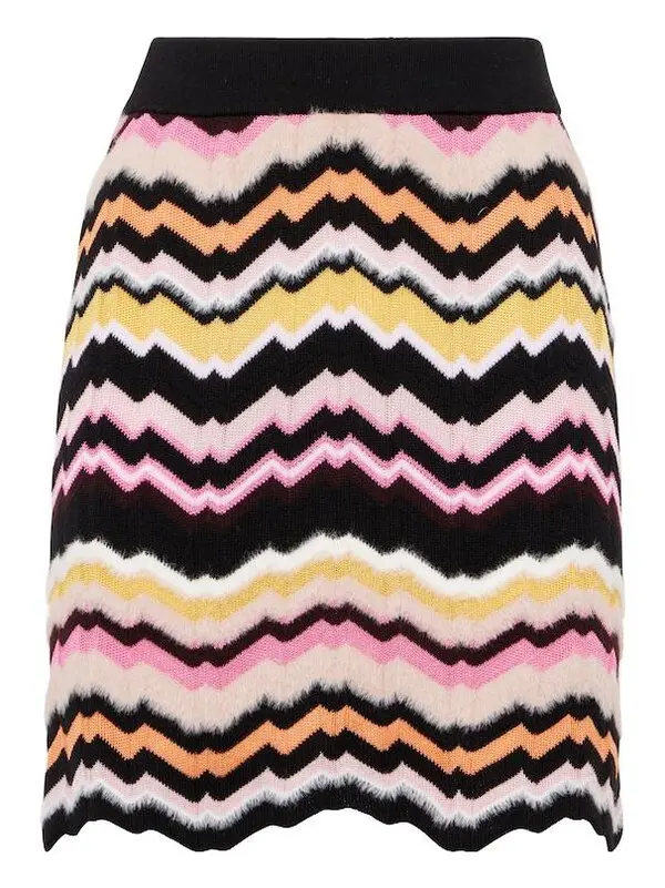 Missoni Zig Zag Knit Mini Skirt - Multicoloured