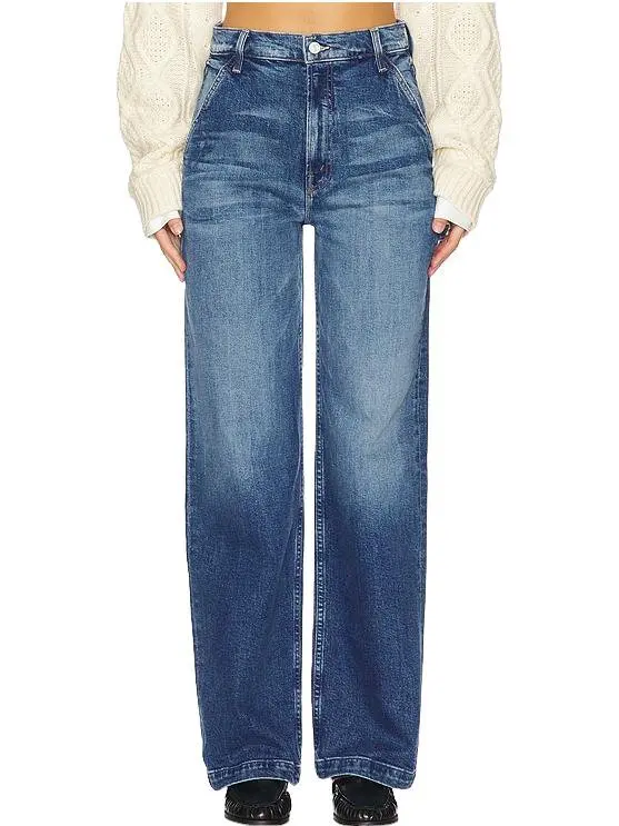 MOTHER The Stud Finder Sneak Jeans - Denim-medium