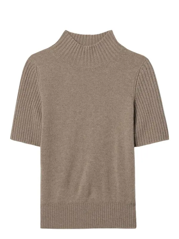 Khaite Talvi Cashmere Turtleneck Sweater - Brown