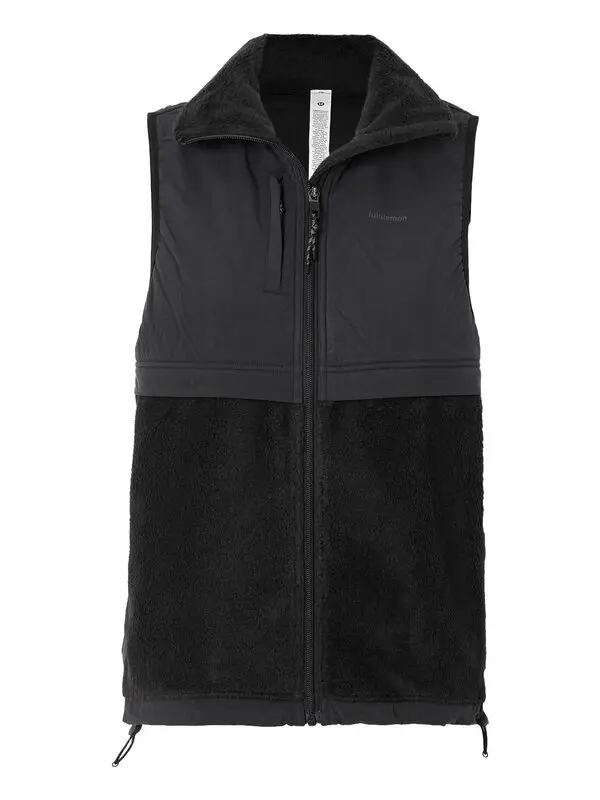 Lululemon Fleece And Glyde™ Shell Vest - Black