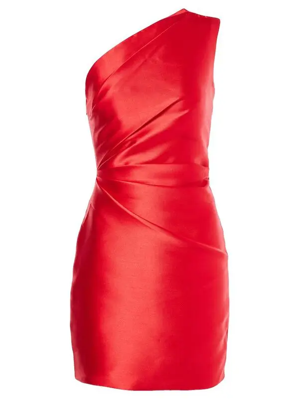 Solace London Nori Mini Dress - Red