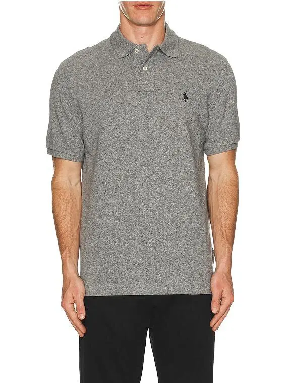 Polo Ralph Lauren Short Sleeve Mesh Polo In . Also - Grey