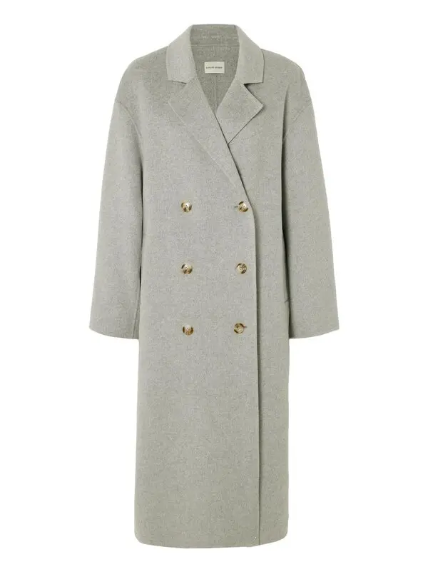 Loulou De Saison Borneo Wool And Cashmere-blend Coat - Gray