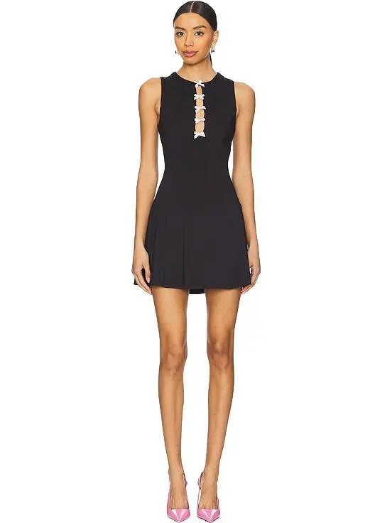 MORE TO COME Britney Mini Dress - Black