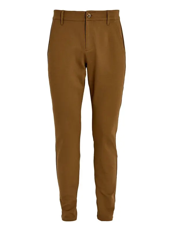 Paige Stafford Chinos In Transcends Knit - Brown