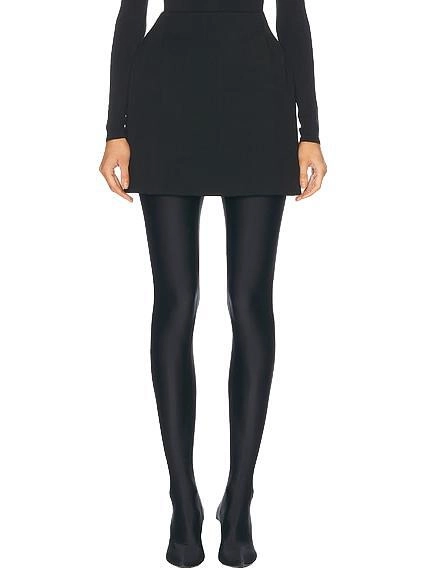 Balenciaga Hourglass Mini Skirt - Black