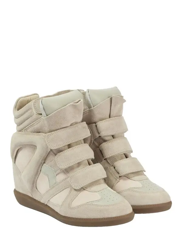 Isabel Marant Étoile Bekett Suede Sneakers - Beige