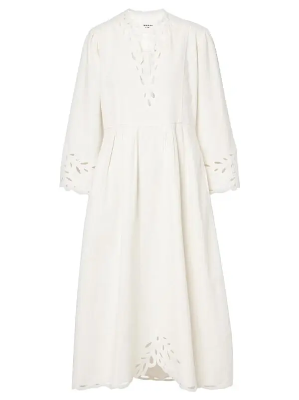 MARANT ETOILE Cotton Maxi Dress - White