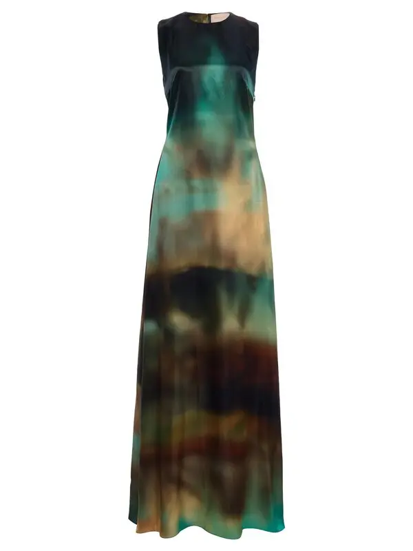 ROKSANDA Sylas Printed Silk Blend Dress - Multi