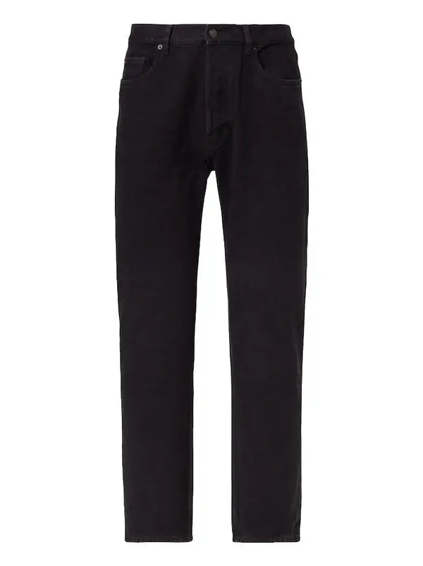 Saint Laurent Straight Leg Jeans - Black