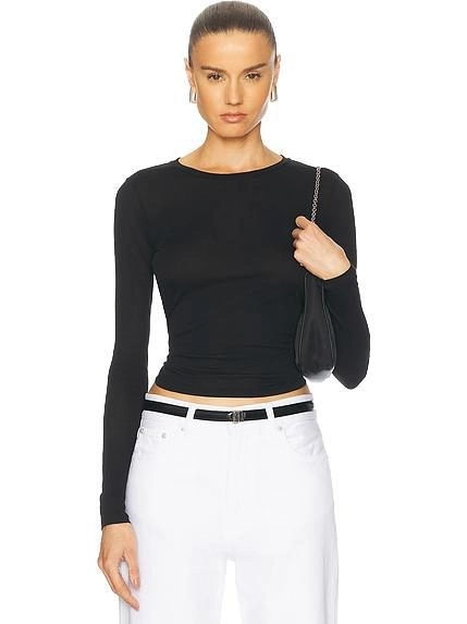 AYA MUSE Long Sleeve T-shirt - Black