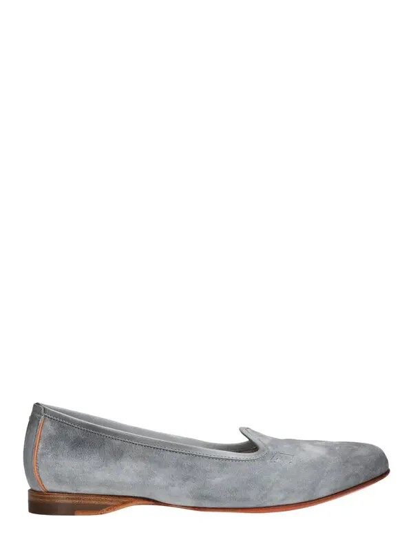 Santoni Suede Loafers - Blue
