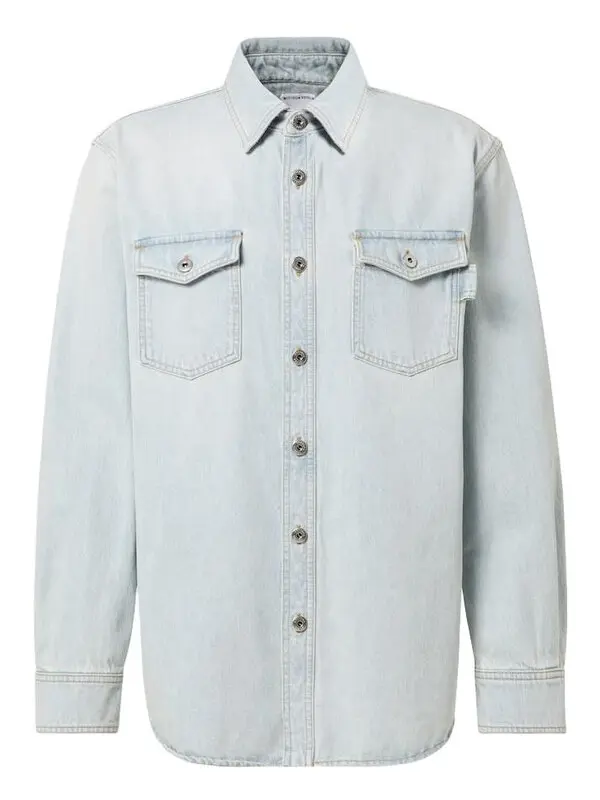 Bottega Veneta Denim Overshirt - Blue