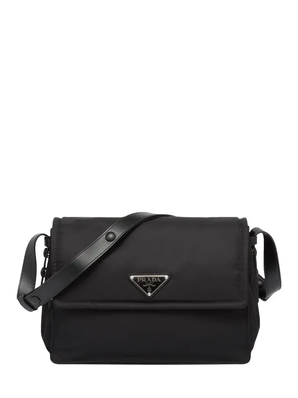 Prada Re-nylon Padded Shoulder Bag - Black
