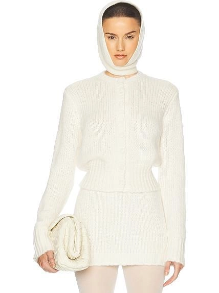 HELSA Annabelle Cardigan - Ivory