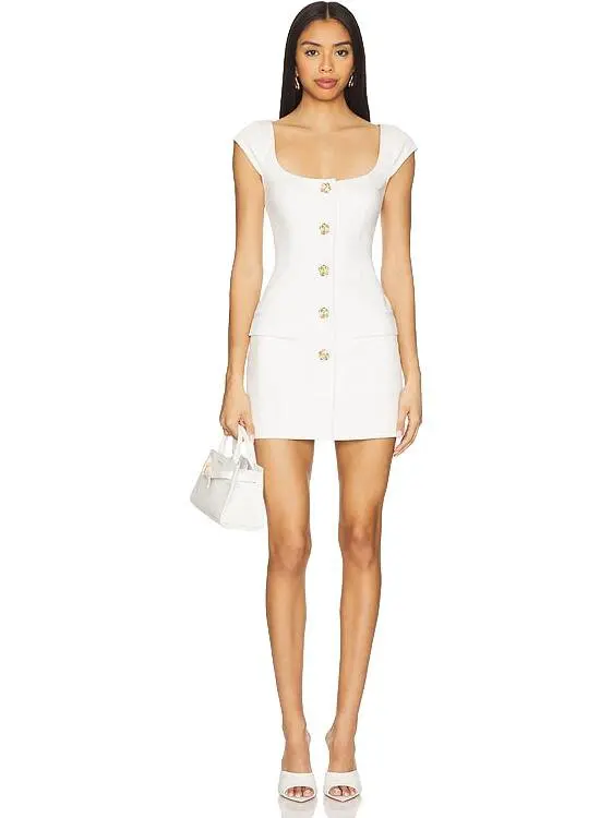 Majorelle Genevieve Mini Dress - White