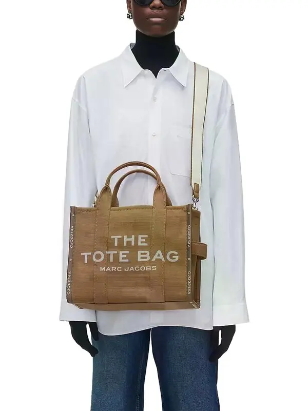 Marc Jacobs The Jacquard Logo-detail Cotton Tote Bag - Neutrals