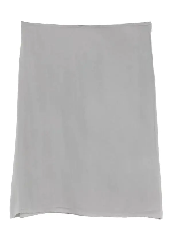 TOTEME Silk Slip Mini Skirt - Grey