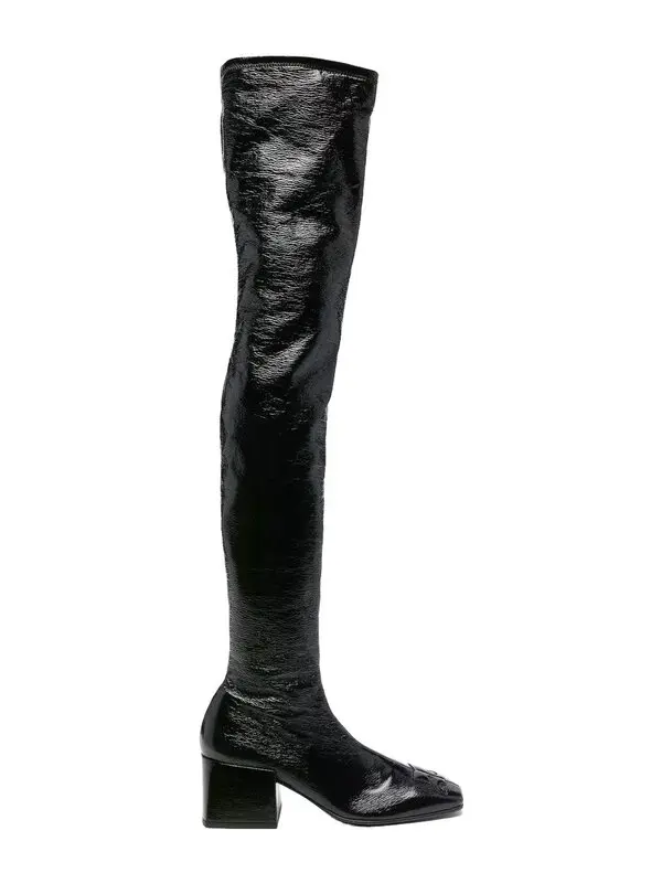 COURREGES Thigh-high Boots - Black