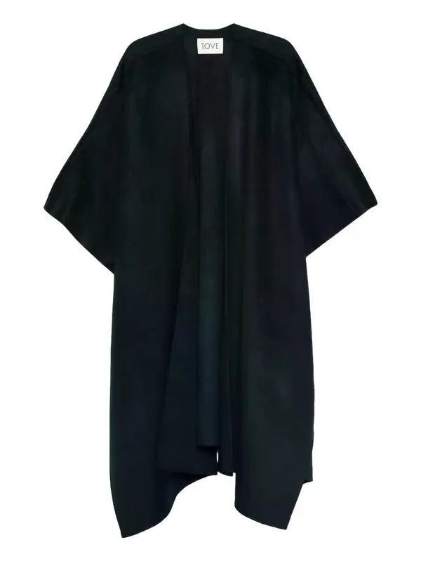 Tove Delta Poncho - Blue