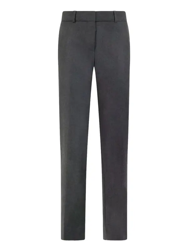 Brooks Brothers Flannel Virgin-wool Trousers - Grey