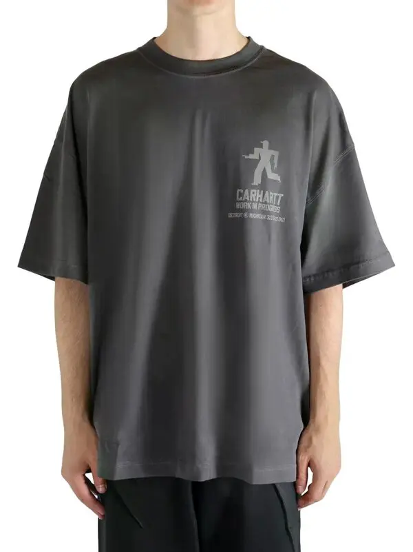 Carhartt Work In Progress Logo-print T-shirt - Grey
