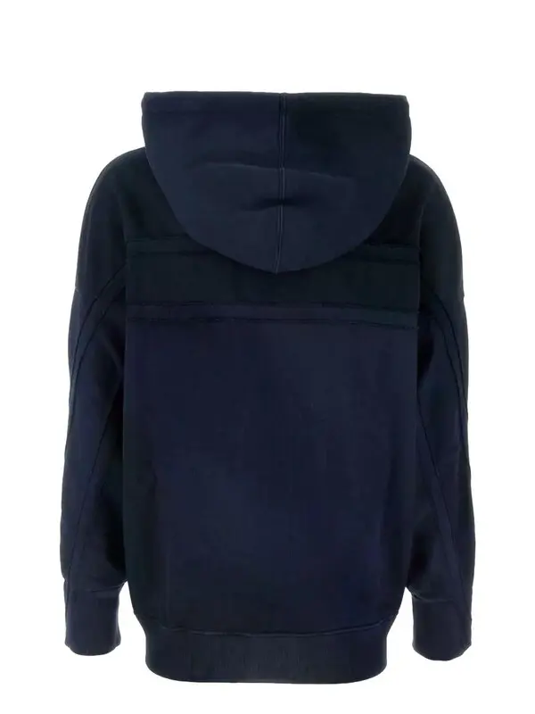 Fendi Logo-lettering Hoodie - Blue