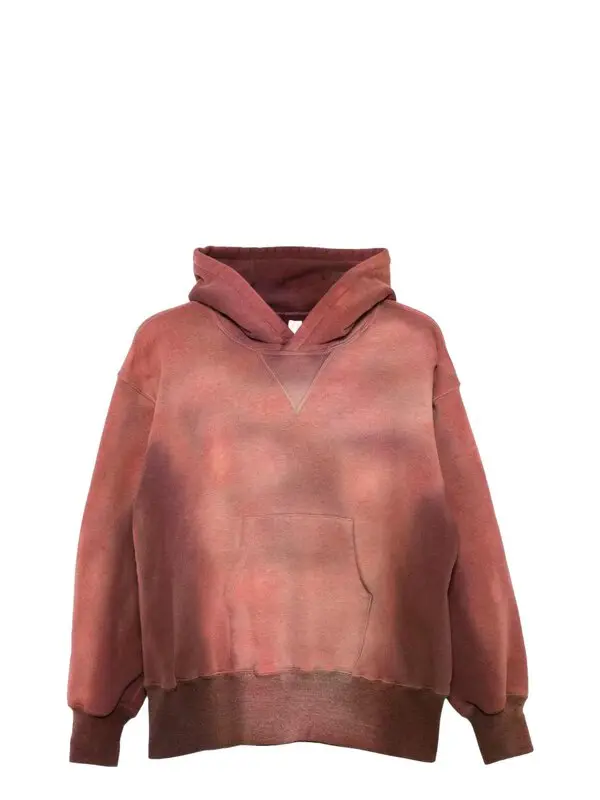TAIGA TAKAHASHI Pouch-pocket Hoodie - Red