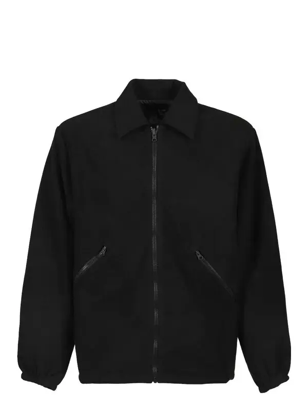 GR10K Zip-fastening Jacket With Turn-down Collar - Black