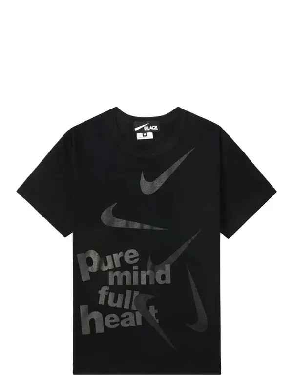 Comme Des Garçons X Nike Graphic-print T-shirt - Black