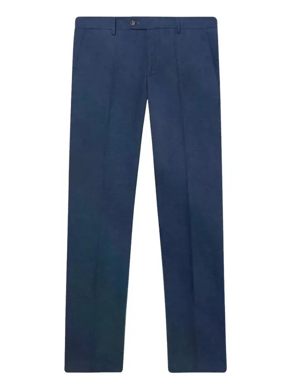 Brooks Brothers Flannel Chino Trousers - Blue