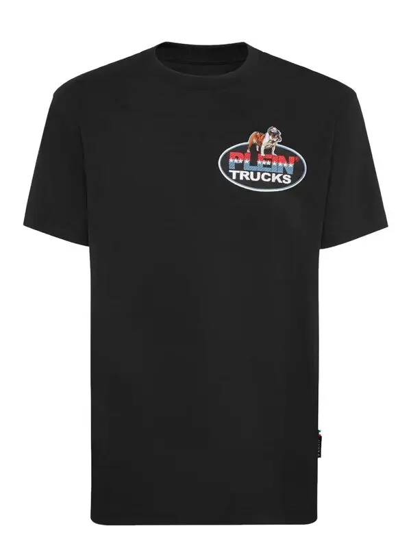 Philipp Plein Bulldog Logo-print T-shirt - Black