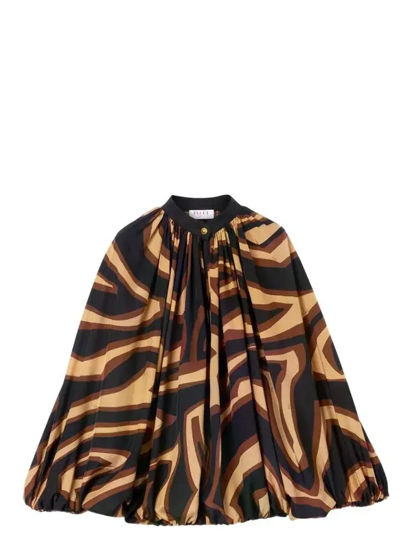 Emilio Pucci Labirinto-print Blouse - Black
