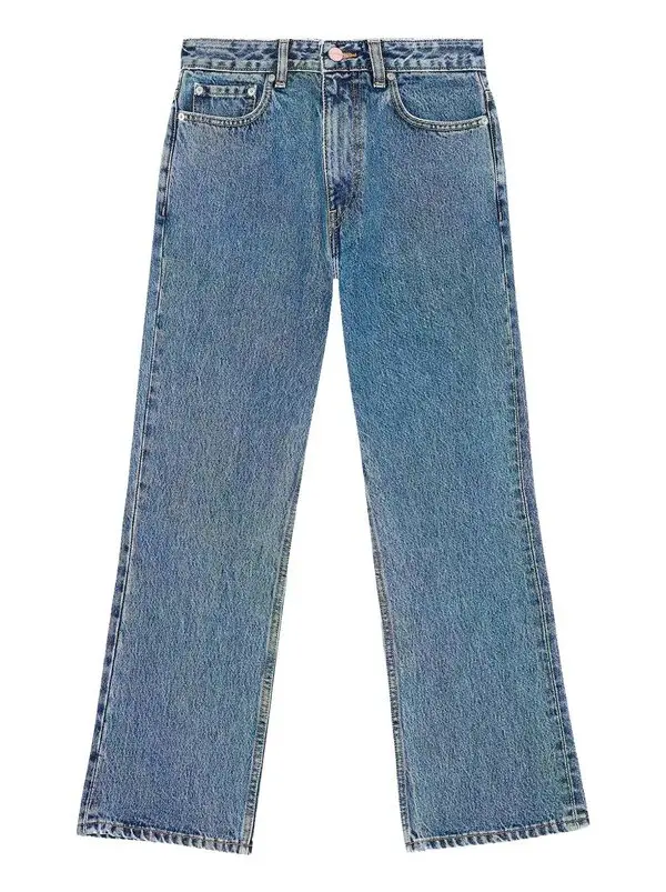 GANNI Straight Leg Jeans - Blue