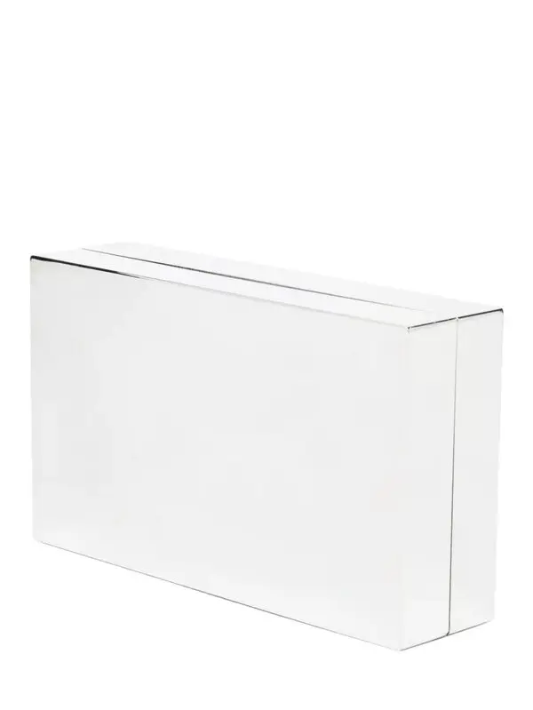 TOTEME Rectangular Metal Clutch - Silver