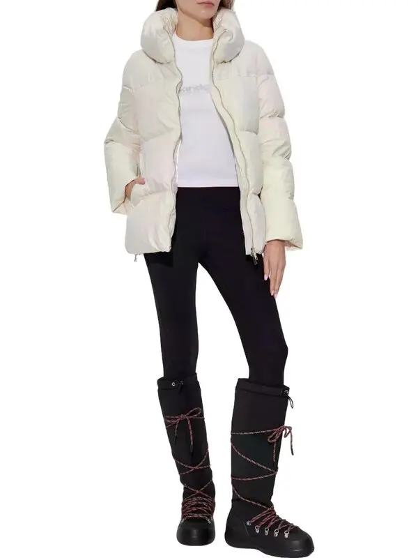 Add Funnel-neck Ped Jacket - White