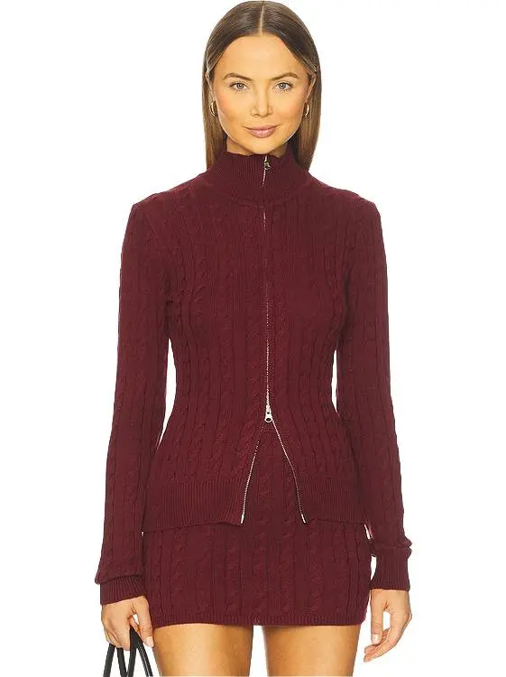 SEVEN WONDERS Katarina Long Sleeve Top - Red
