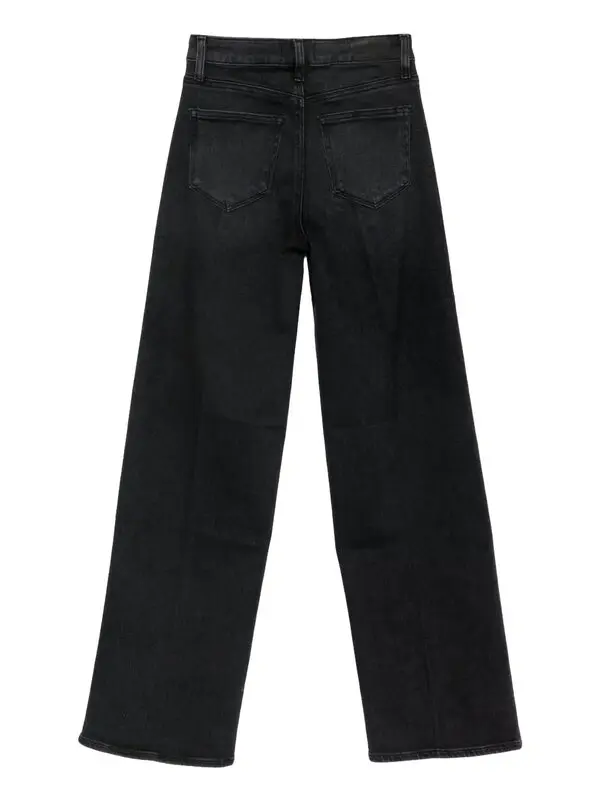 Paige Tatum Wide-leg Jeans - Black