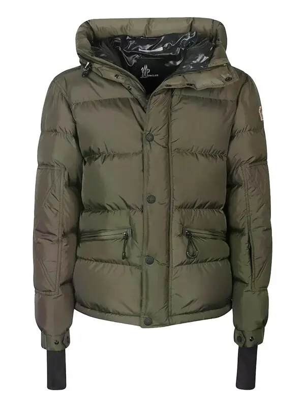 Moncler Hooded Padded Jacket - Green