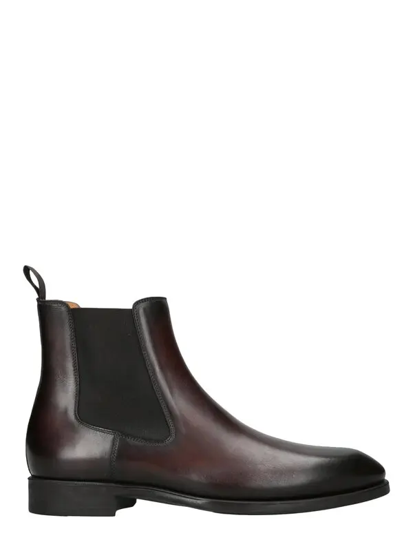 Magnanni Suede Madison Chelsea Boots - Black