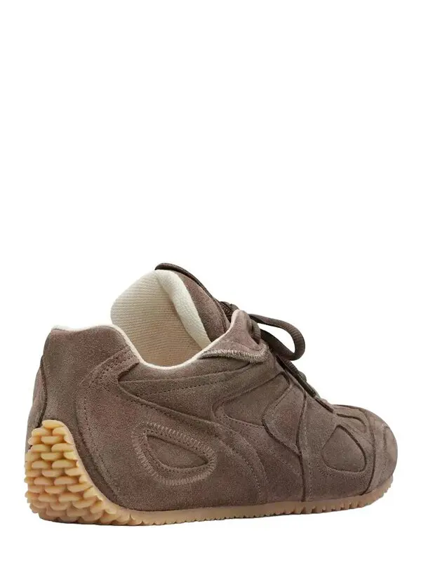 Axel Arigato Layered Suede Lace-up Sneakers - Brown