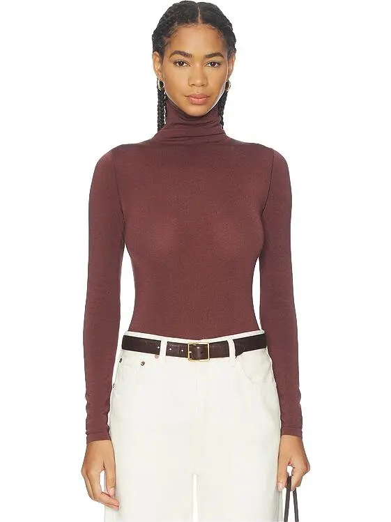Wolford Colorado String Bodysuit - Rust