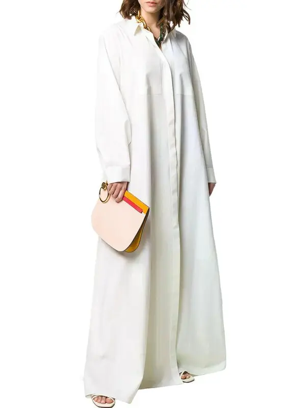 Maison Rabih Kayrouz Maxi Shirt Dress - White