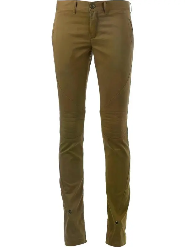 Mihara Yasuhiro Skinny Fit Cotton Chinos - Brown