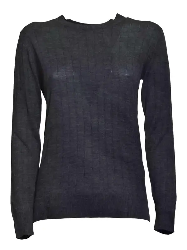 Tagliatore Long-sleeve Crew Neck Sweater - Grey