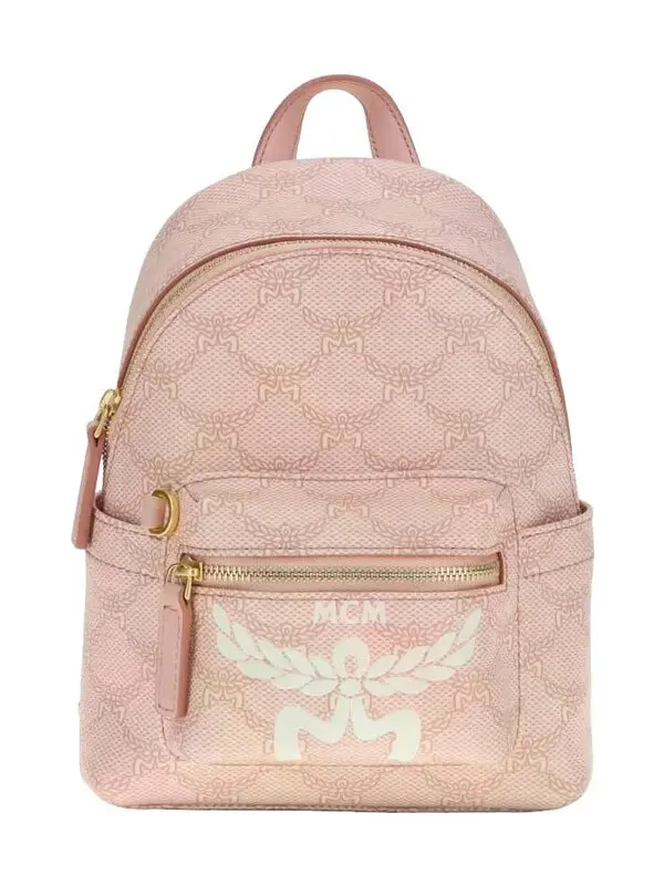 Mcm Stark Lauretos Chain Backpack - Pink