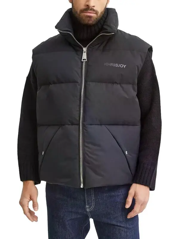 Khrisjoy Logo-print Gilet - Black