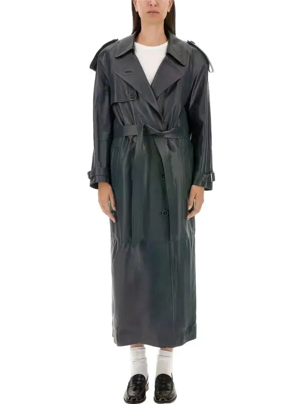 SALVATORE SANTORO Belted Coat - Grey