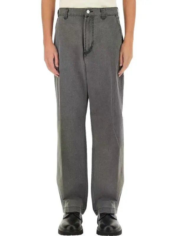Obey Cotton Trousers - Grey