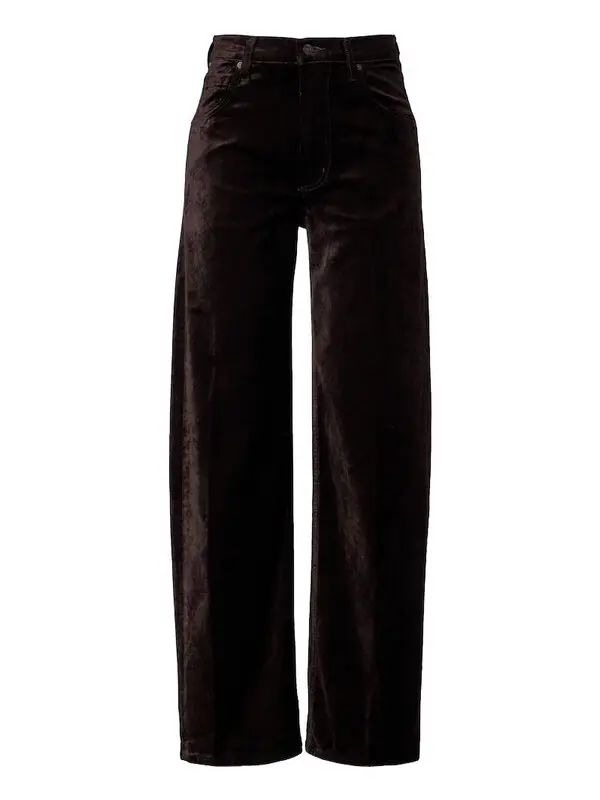 Citizens Of Humanity Ayla Velvet Straight Leg Pants - Brown